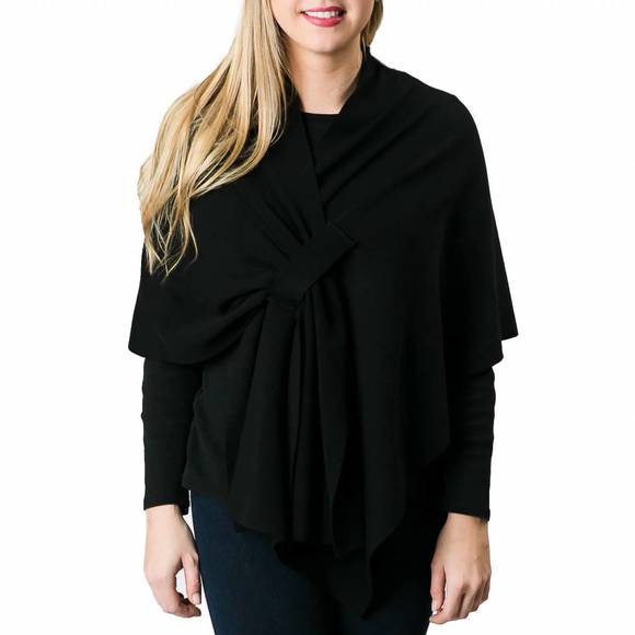 Top It Off | Accessories | New Top It Off Katie Wrap In Black | Poshmark